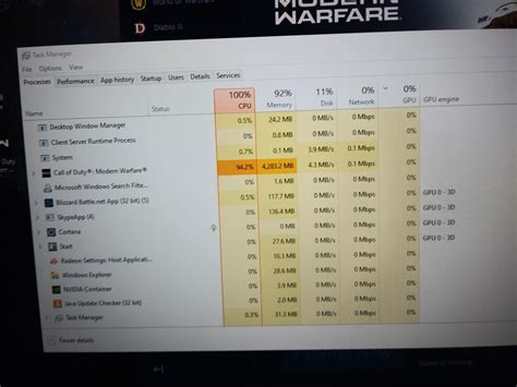 Modern Warfare At 0 Gpu Usage While In A Match Rmodernwarfare