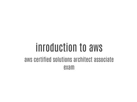 PPT Introduction To AWS PowerPoint Presentation Free Download ID 10169657