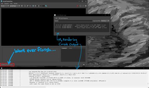 Solved Endless Waiting For Renderer To Start Initializing The Render Updating Arnold