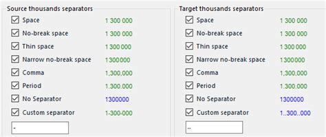 Number Verifier No Separator And Custom Separator Example Numbers