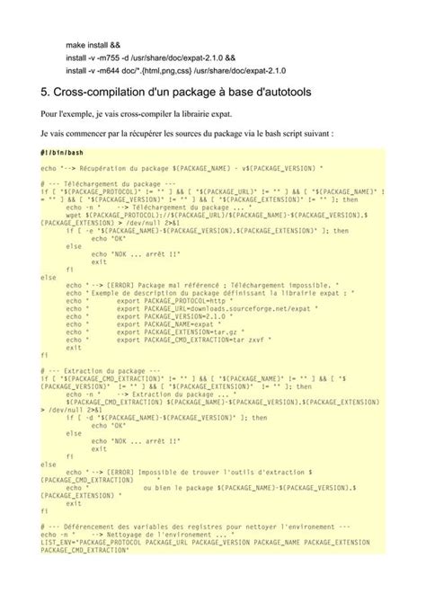 Cross Compilation Native Sous Android Odt Operating Systems