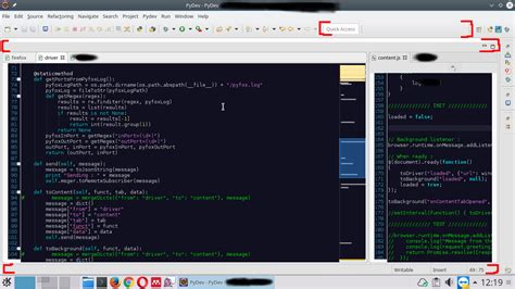 User Interface How To Save Vertical Space In Eclipse By Removing Status Bar Quick Access And