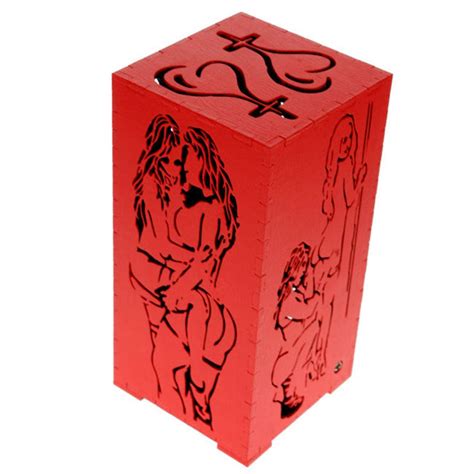 Erotic Night Light Accent Lamp Decorative Wooden Night Lamp Etsy