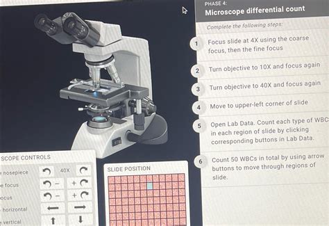 Solved Phase 4microscope Differential Countcomplete The