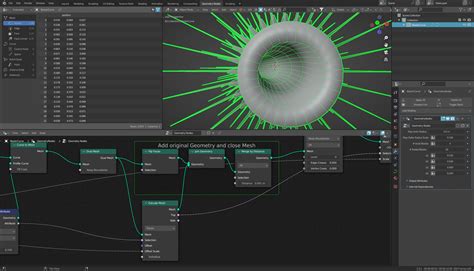 Geometry Nodes How To Fix Non Manifold Edges In A Hollow Cylinder Blender Stack Exchange