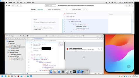 Xcode And Swiftui Gets Error Cannot Prev Apple Community