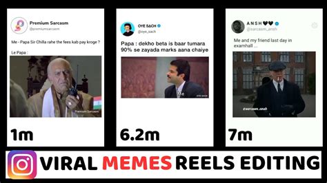 How To Make Instagram Trending Memes Reels How To Make Viral Memes