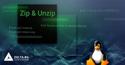 Как да използвате командите Zip и Unzip в Linux Блогът на Deltabg