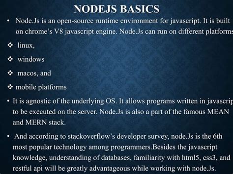 node js installation steps pptx slide share ppts ppt