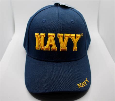 U S Navy Hat Navy Big Letter Cap Us Navy Baseball Hat Military Hat Officially Licensed Us