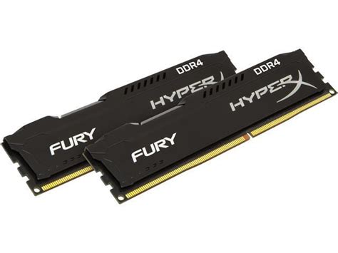 Hyperx Fury 16gb 2 X 8gb Ddr4 2400mhz Dram Desktop Memory Cl15 1 2v Dimm 288 Pin