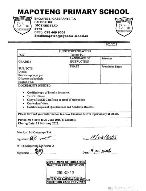 Teaching Posts Unemployed Teachers South Africa Facebook