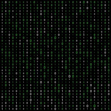 Premium Vector Binary Code Zero One Matrix Banner Vizerunok Trellis Binary Computer Code