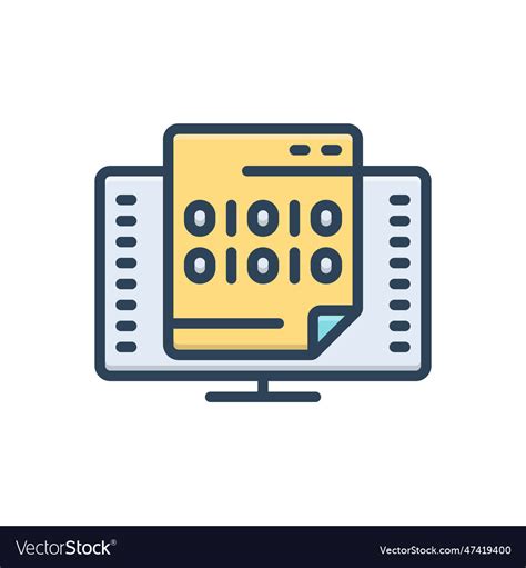 Binary Royalty Free Vector Image Vectorstock