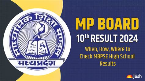[कैसे चेक करें] Mp Board 10th Result 2024 Out When How Where To Check Mpbse High School