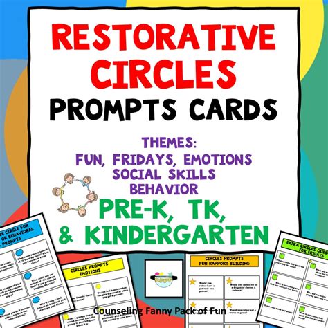 How To Start Restorative Practice Circles Prompts The Counseling Fanny Pack
