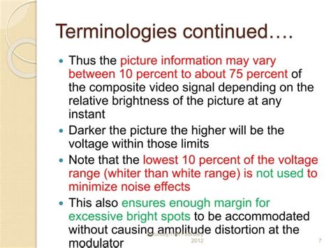 Composite Video Signal PPTX