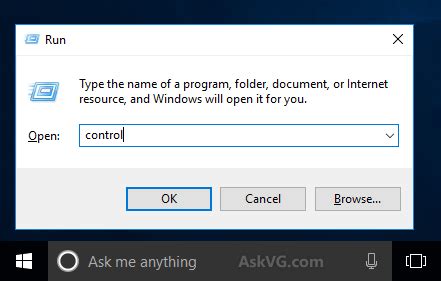 Tip Different Ways To Open Control Panel In Windows AskVG