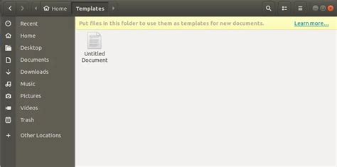 Add “new Document” Back To The Right Click Menu In Ubuntu 1804 Vitux