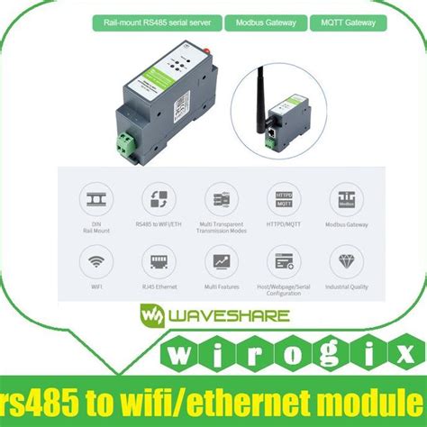 Jual Serial Rs485 To Wifiethernet Module Modbus Mqtt Gateway Original