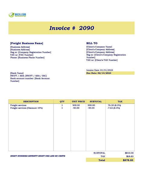 Proforma Invoice Fedex Invoice Template Ideas