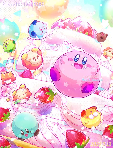 Kirby And Waddle Dee Kirby And 1 More Drawn By Kumaokapon Danbooru