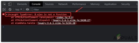 Fix TypeError Ajax Is Not A Function While Using The Ajax Function