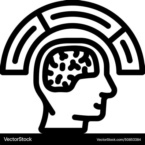 Cognitive Load Ux Ui Design Line Icon Royalty Free Vector