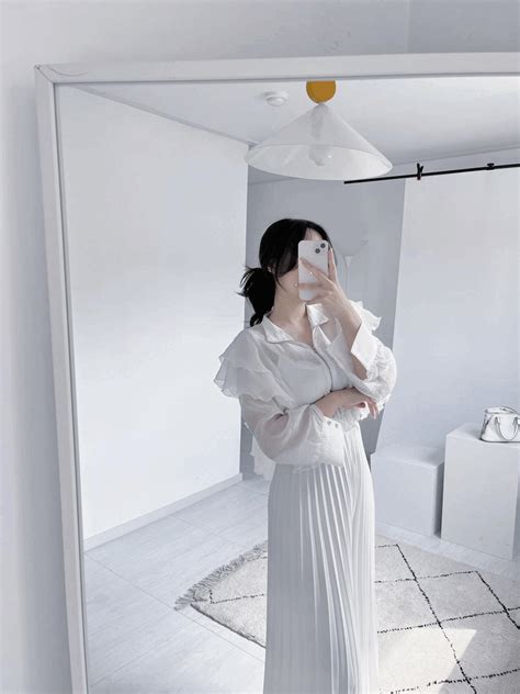 고퀄 썬샤인 블루종 프릴 크롭 점퍼 여름 시스루 에이블리