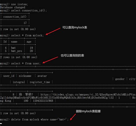 Mysql表锁与行锁 墨天轮