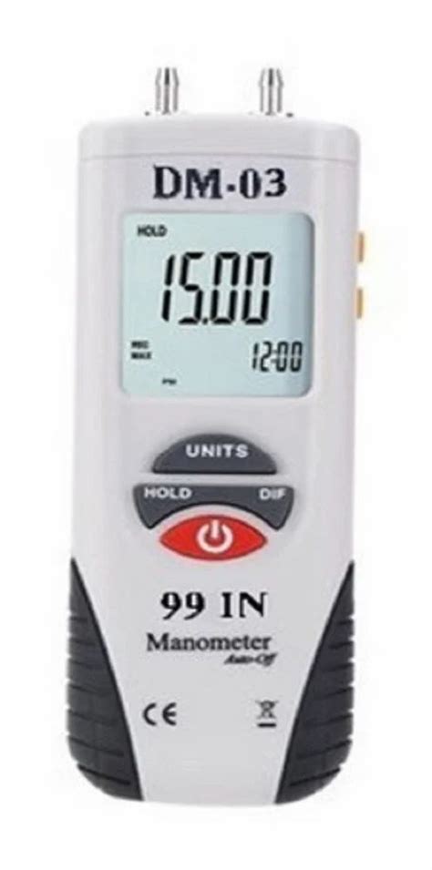 99 IN DM 03 Digital Pressure Cum Vacumm Manometer At 4500 Piece Digital Manometers In New