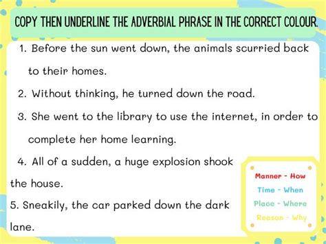Types Of Adverbial Phrases And Functions Design Talk