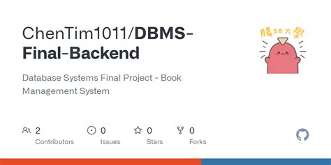 Github Chentim1011dbms Final Backend Database Systems Final Project