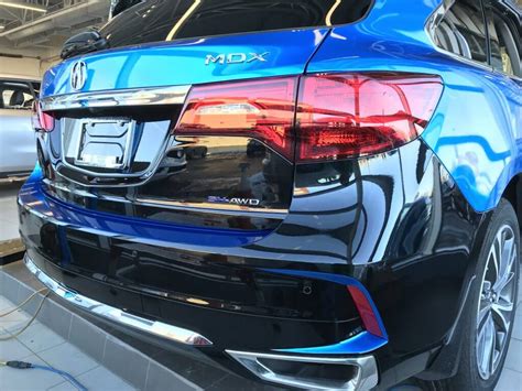 Acura Mdx Gloss Blue Fire Wrap Choice Wraps
