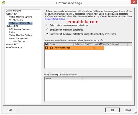 Vmware High Availability Configuration Failover Cluster Emrah Tolu