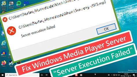Solución Al Error De Windows Media Player Server Execution Failed Tutorial De Video Mundowin
