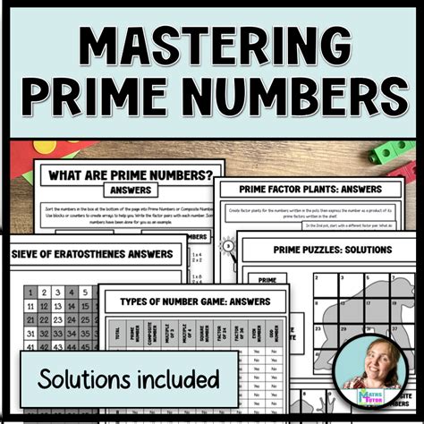 Mastering Prime Numbers Booklet For Ks3 Teaching Resources