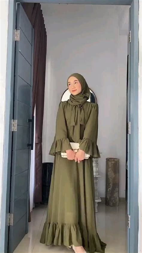 Rekomendasi Ootd Syari Fayra Abaya Dress Muslim Wanita Ootdhijab Outfitinspiration Dresssyari