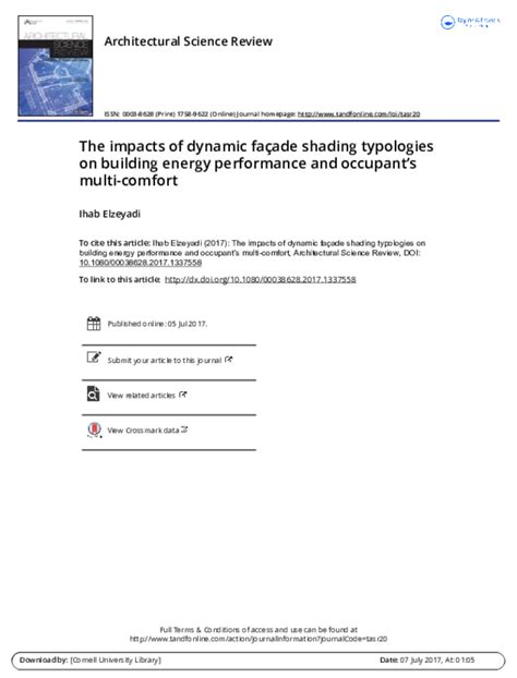 The Impacts Of Dynamic Façade Shading Typologies On Building Energy