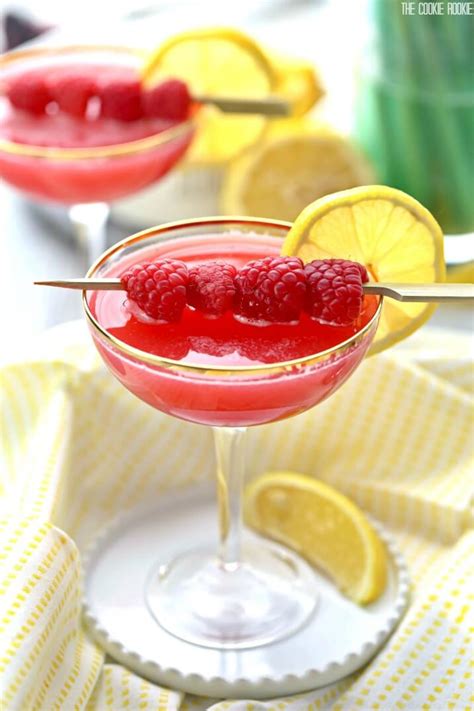 Raspberry Lemon Drop Martinis The Cookie Rookie®