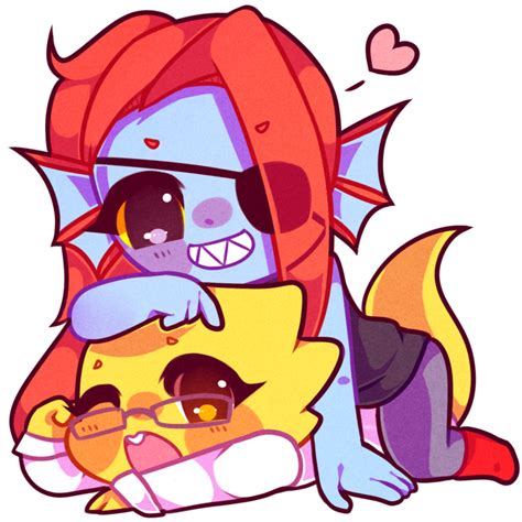 Alphyne Undyne Fanart Alphys X Undyne Anime Undertale Undertale