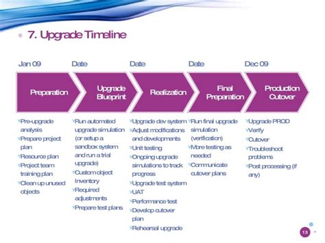 Sap Upgrade Project Brief Sap Upgrade Project Brief