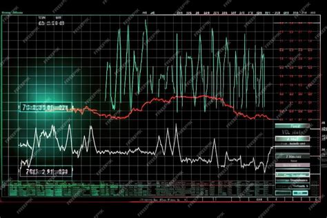 Oscilloscope Waveform On Its Screen Generative Ai Premium Ai Generated Image
