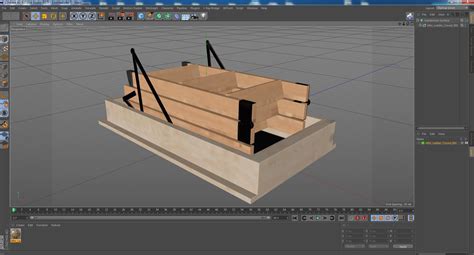 Attic Ladder Closed 3d Model 34 3ds Blend C4d Fbx Max Ma Lxo