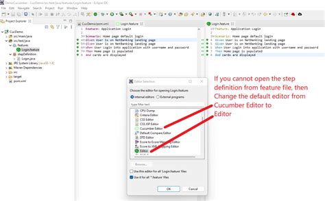 Cucumber Feature File Is Not Getting Linked To Stepdefinitionjava In