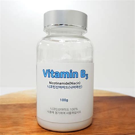 식품첨가물 분말형 B3 나이아신 니코틴산아미드 100g Niacin