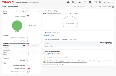 Oracle Enterprise Manager Cloud Control 13c Release 1 13100