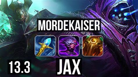 Morde Vs Jax Top 6 Solo Kills 500 Games Kr Master 133 Youtube