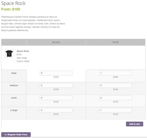 Bulk Variation Forms Woocommerce Marketplace