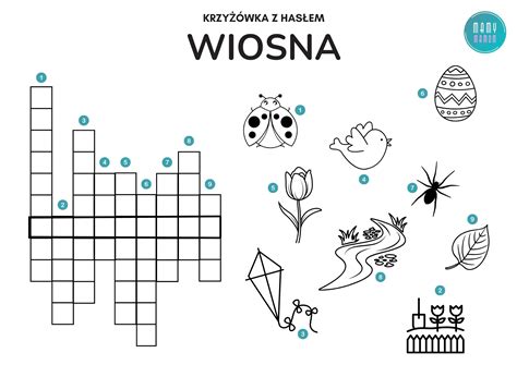 Krzyżówki Dla Dzieci Wydrukuj Za Darmo Mamy Mamompl